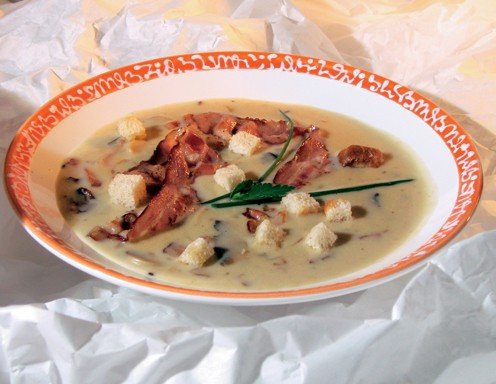 Champignonsuppe Rezept - ichkoche.at