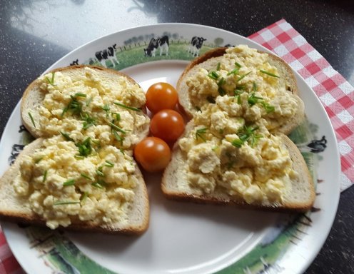Eierspeis Brot Rezept - ichkoche