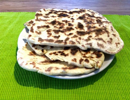 Naan - Indisches Fladenbrot Rezept - ichkoche.at