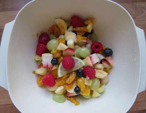 Bunter Fruchtsalat Rezept - ichkoche