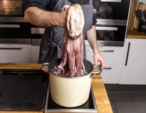 Oktopus kochen Schritt für Schritt - ichkoche