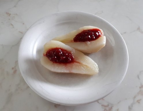 Birnen mit Preiselbeeren - Rezept - ichkoche.at