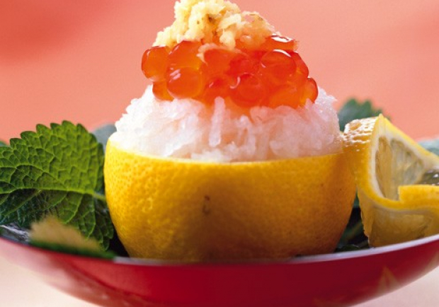 Keta-Kaviar auf Daikon-Püree Rezept - ichkoche