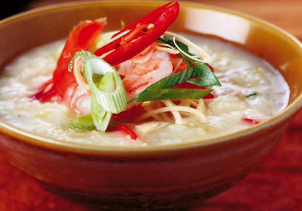 Reissuppe mit Garnelen Rezept - ichkoche.at