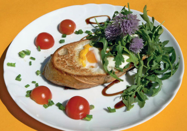 Spiegelei im Knusperbrot Rezept - ichkoche.at