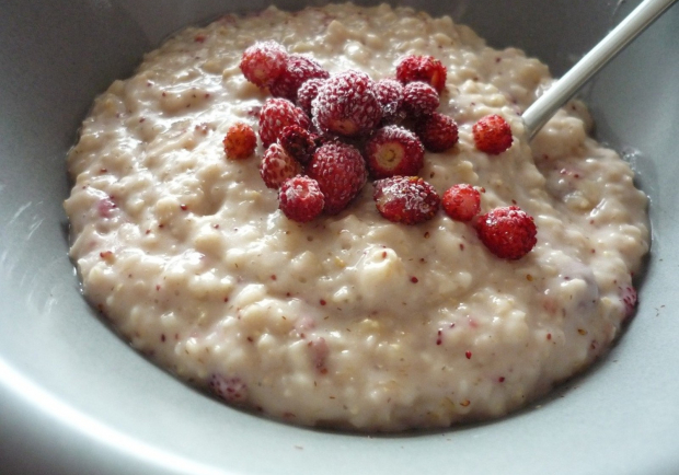 Walderdbeer-Porridge Rezept - ichkoche