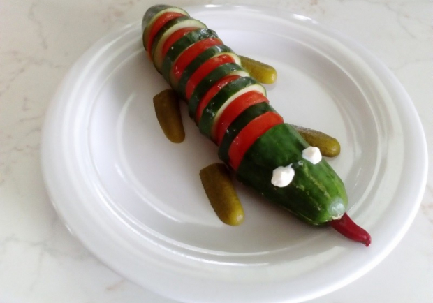 Gurkenschlange Rezept - ichkoche