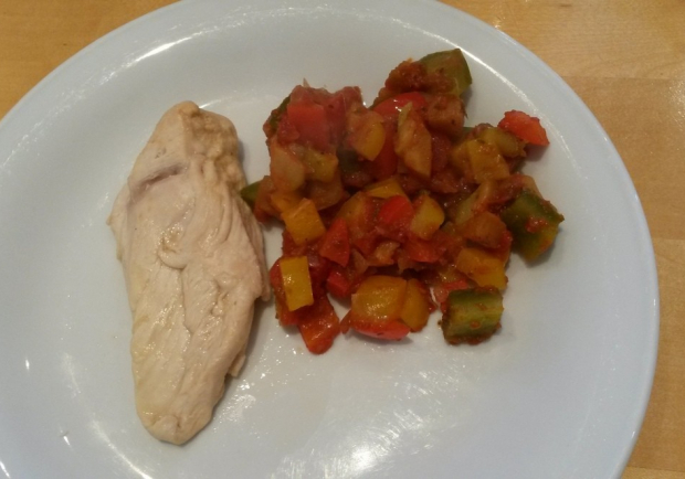 Ratatouille mit Hühnerbrust Rezept - ichkoche.at
