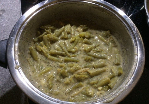 Rahmfisolen mit Dille Rezept - ichkoche